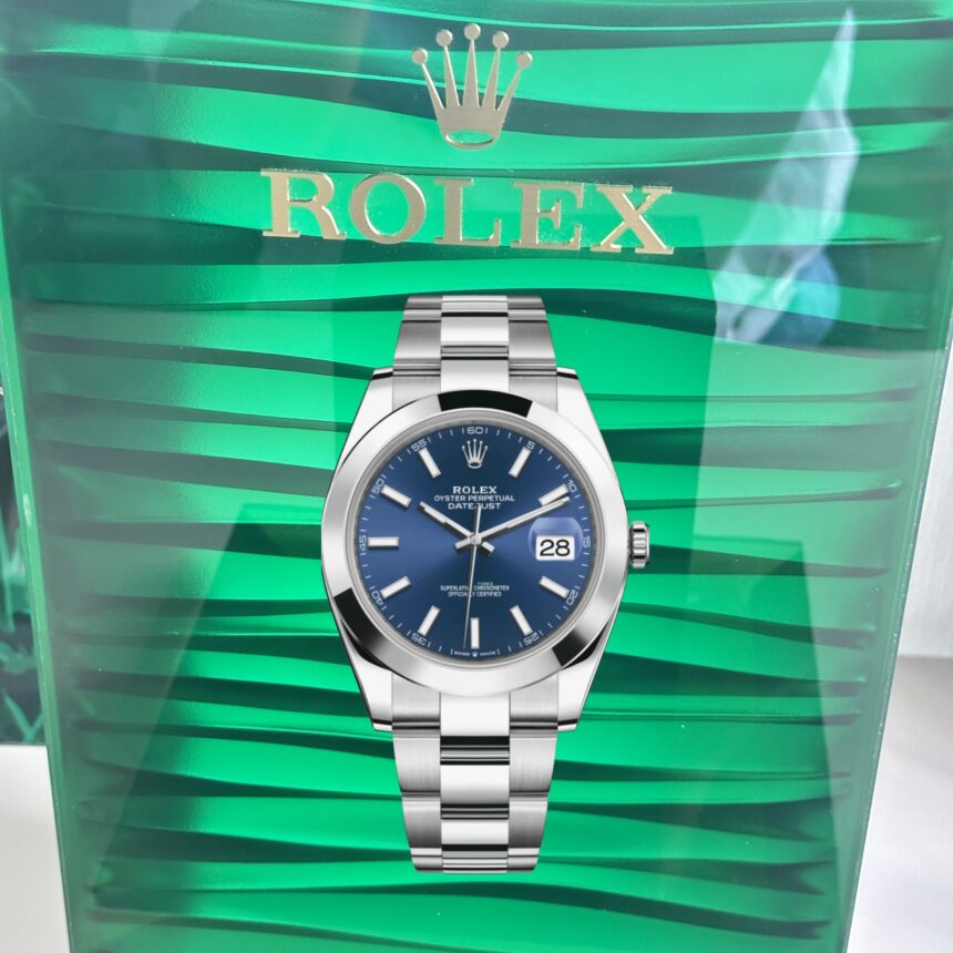 VS Factory Datejust 126300-0001 – Blue Sunburst Dial Super Clone 3235